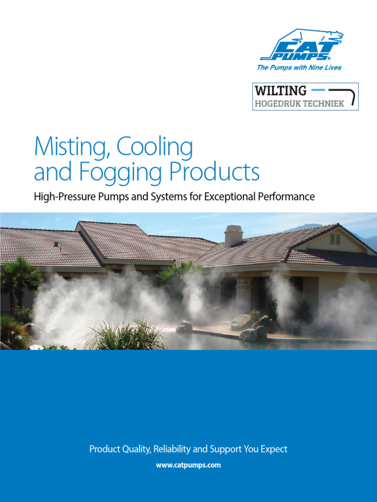 CatPumps Misting Brochure | PDF | Pump | Belt (Mechanical)