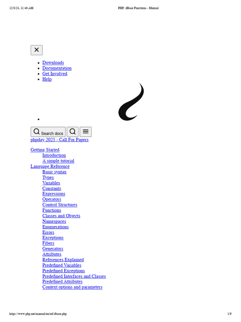Php Dbase Functions Manual Pdf Php Command Line Interface 4621