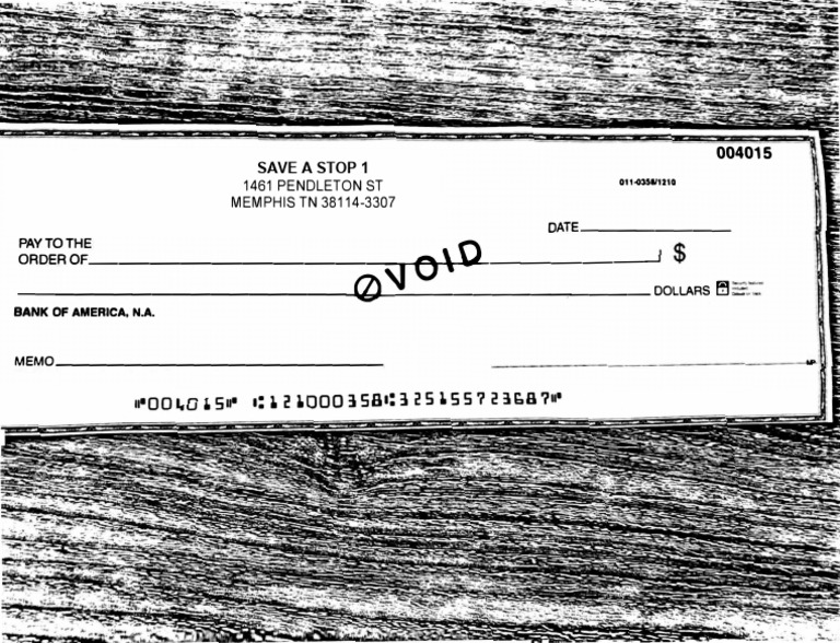 Voided Check (1) 12 | PDF