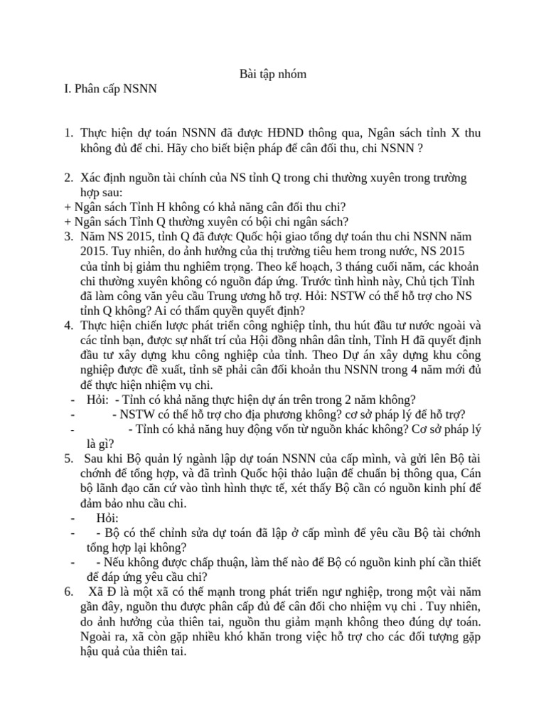 Bai tap clc tc- nh NS thue -24 | PDF