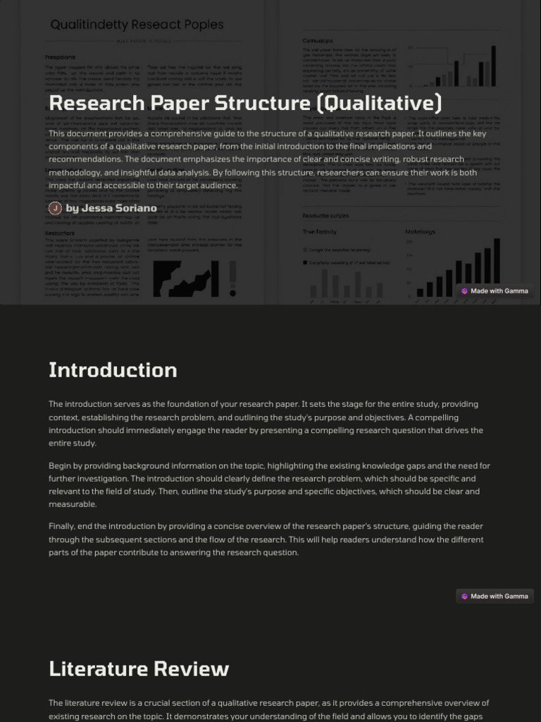 Research Paper Structure Qualitative | PDF | Qualitative Research | Inquiry