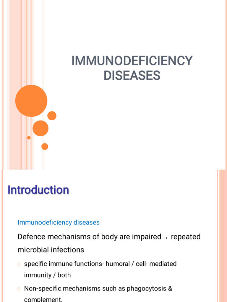 Immunodeficiency Diseases (1) | PDF | Immunodeficiency | Immune System