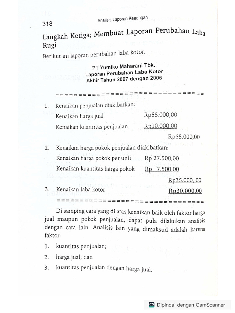 Langakah Ke 3 Analisis Laba Kotor | PDF