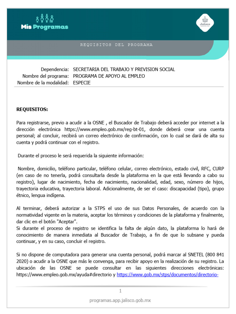 Requisitos 2427 Formato Requisitos Sistema de Monitoreo de Programas publicos-PAE | PDF | La ...