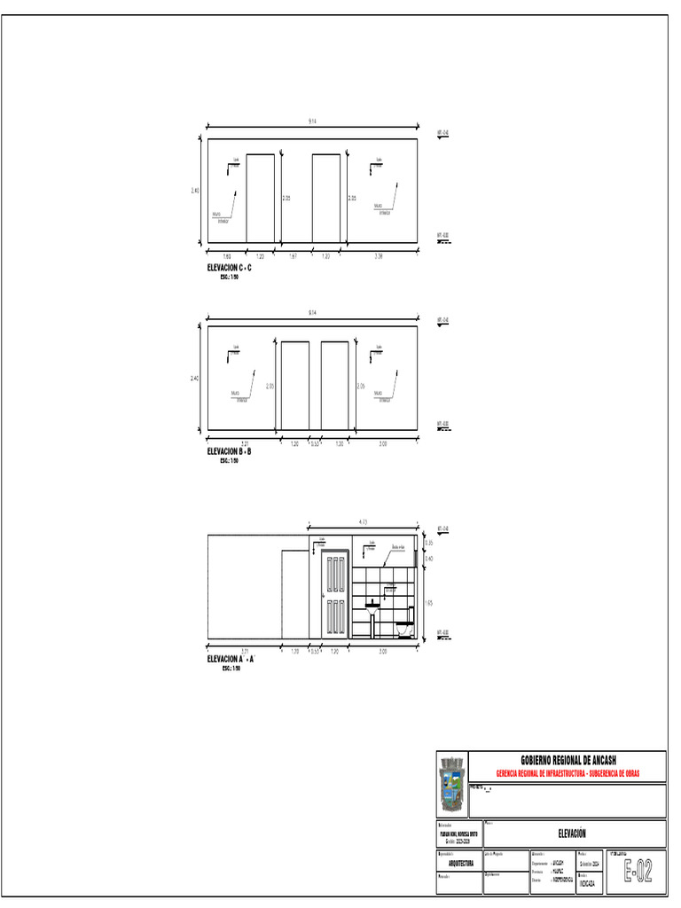 Plano de Elevacion 2 | PDF
