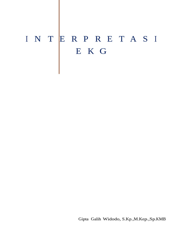 Panduan Lengkap Interpretasi EKG | PDF
