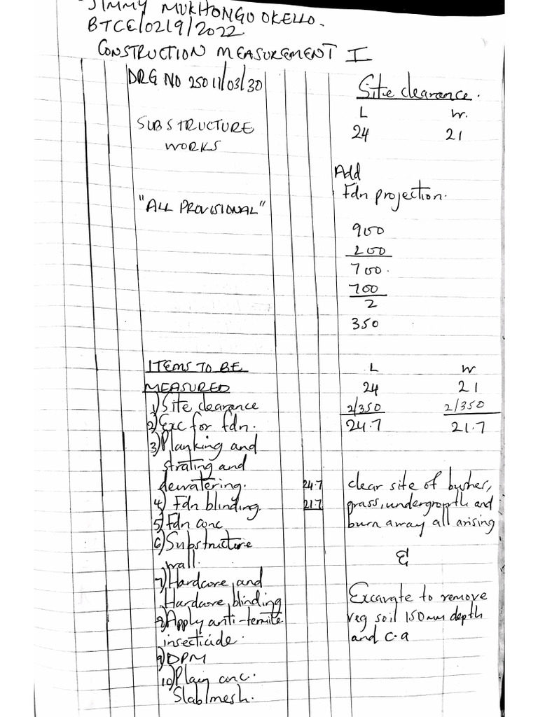 Construction Measurement 1 | PDF