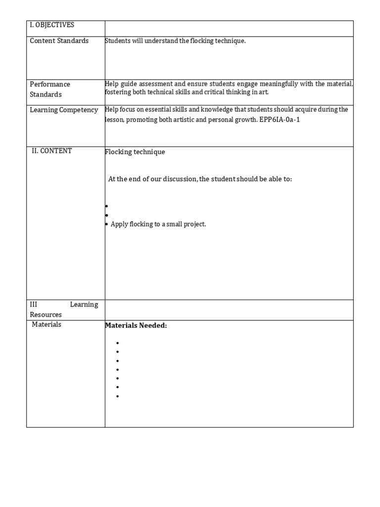 Flocking Technique LP | PDF