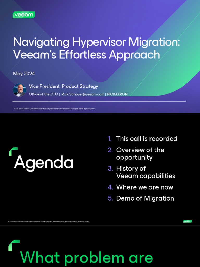 Veeam's Guide to Hypervisor Migration | PDF | Computing | Information ...