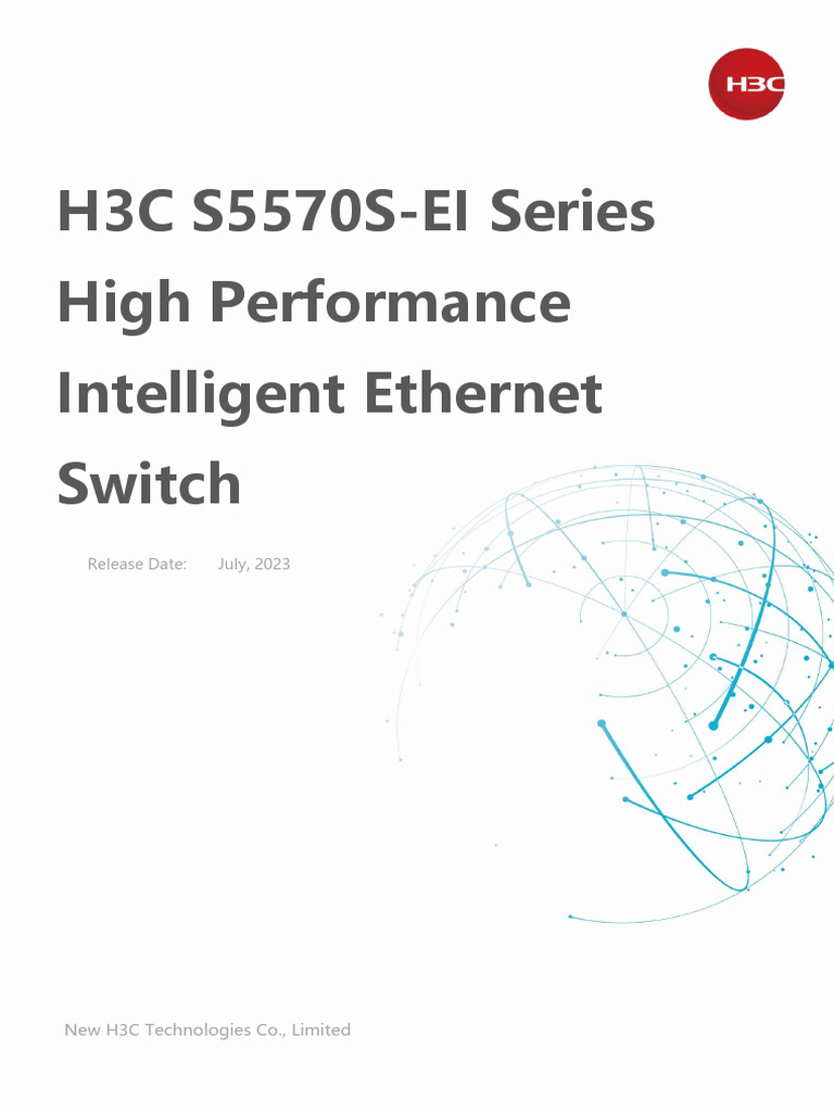 H3C S5570S-EI Series High Performance Intelligent Ethernet Switch Datasheet | PDF | I Pv6 ...