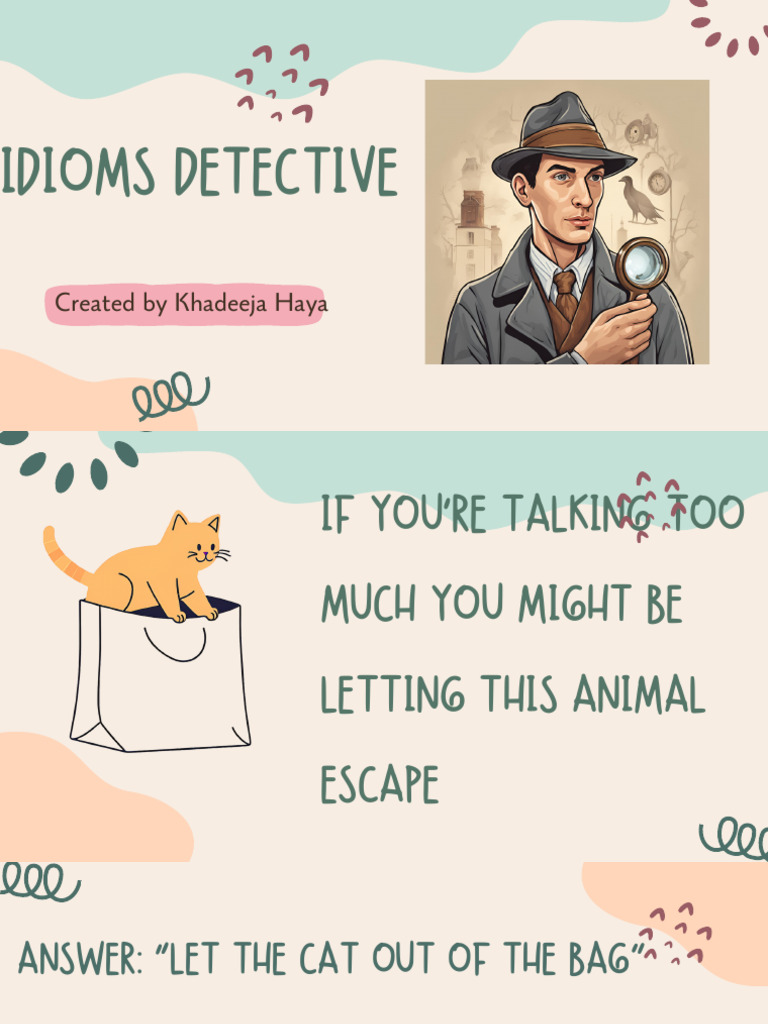 Detective Idioms Explained | PDF