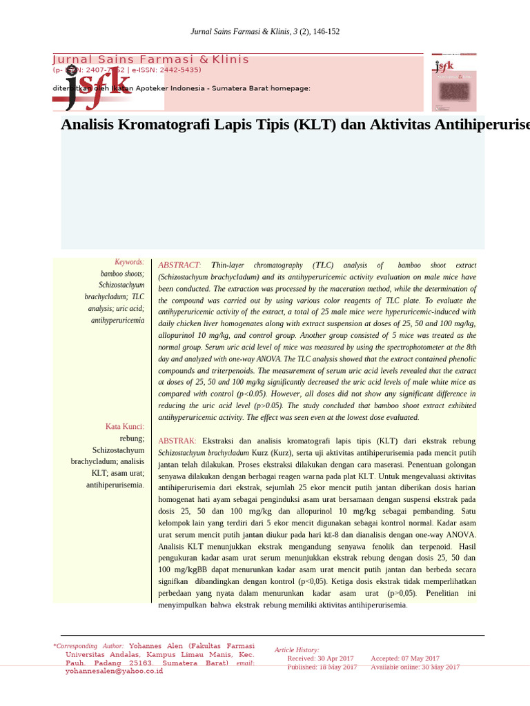 Analisis Kromatografi Lapis Tipis KLT Dan Aktivita-Dikonversi | PDF