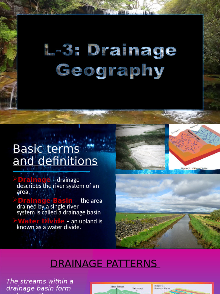 Drainage | PDF | Drainage Basin | River