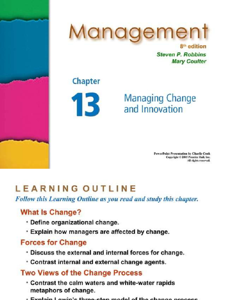Chapter 7 Managing Change and Distruptive Innovation | PDF
