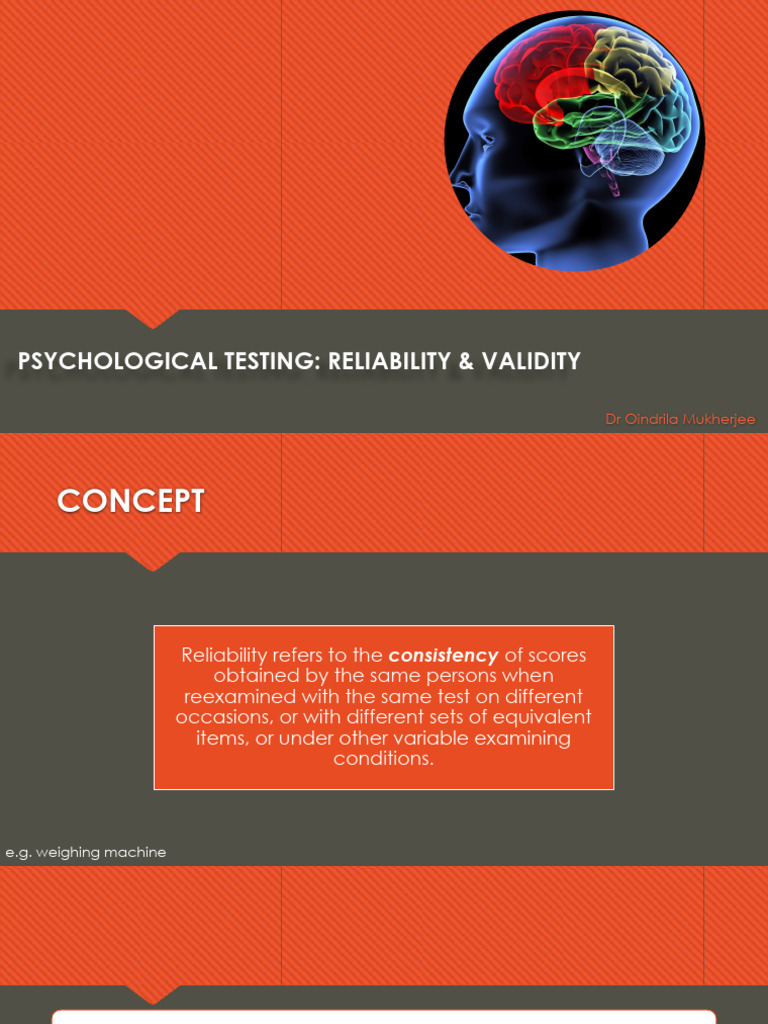 Reliability and Validity | PDF | Validity (Statistics) | Psychology