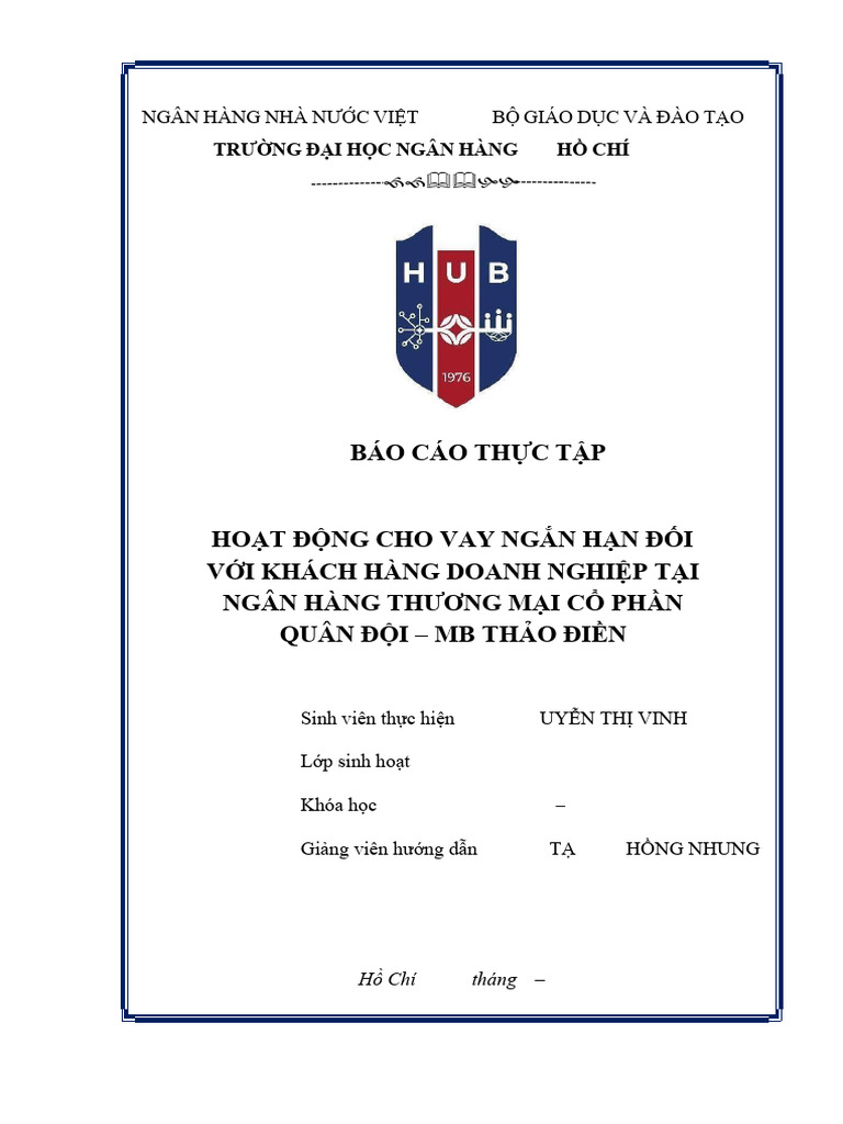 Vinh - BCTT Final | PDF