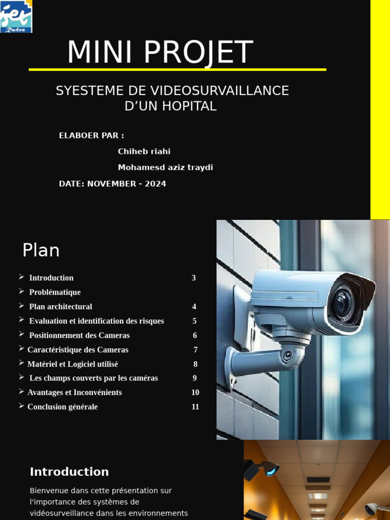 MINI PROJET | PDF | Télévision en circuit fermé