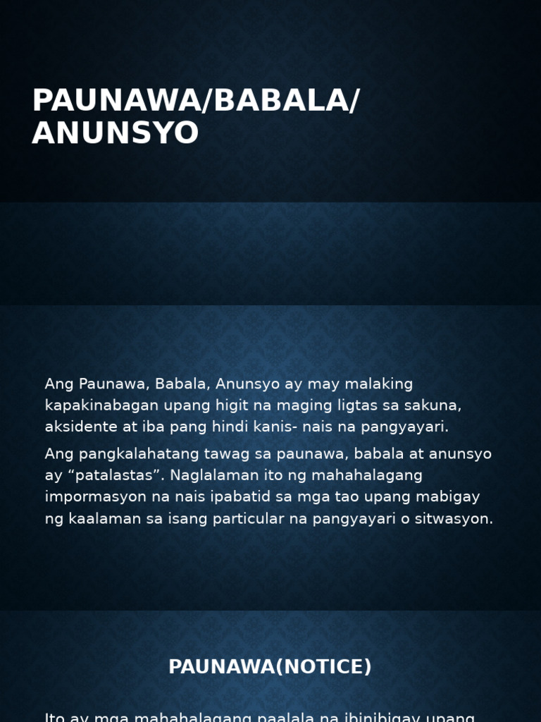 Pauna Wa | PDF