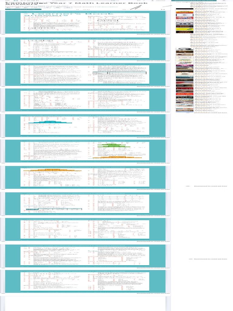 Cambridge Year 7 Math Learner Book Answers PDF | PDF