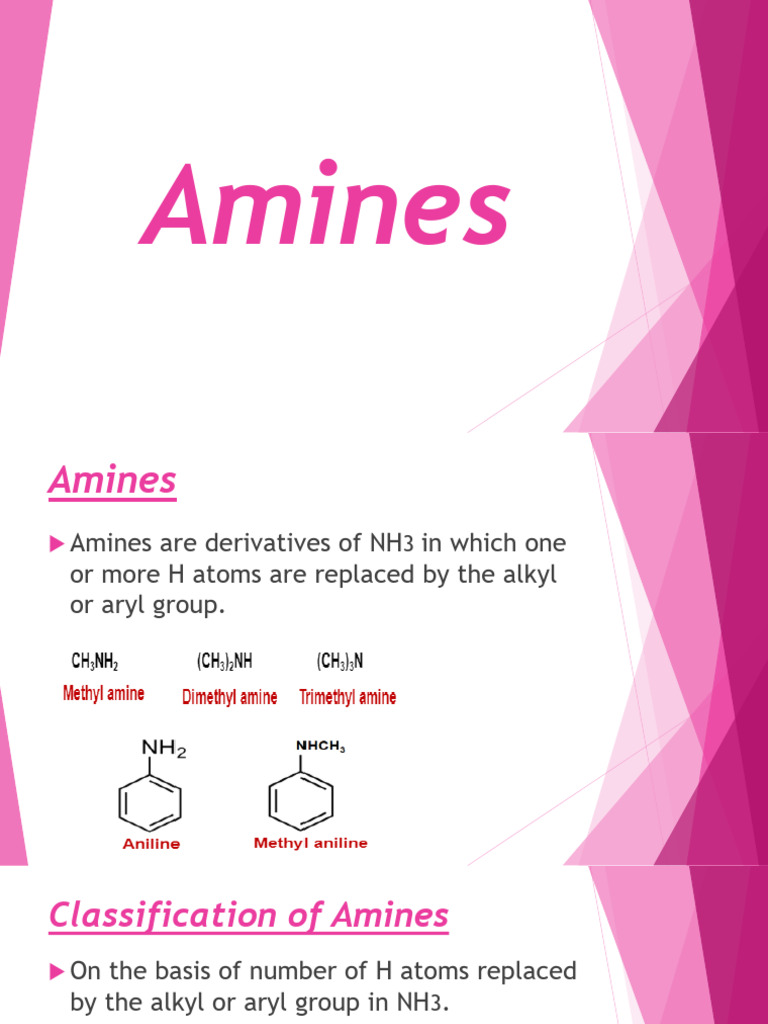Amines | PDF | Amine | Chemical Reactions