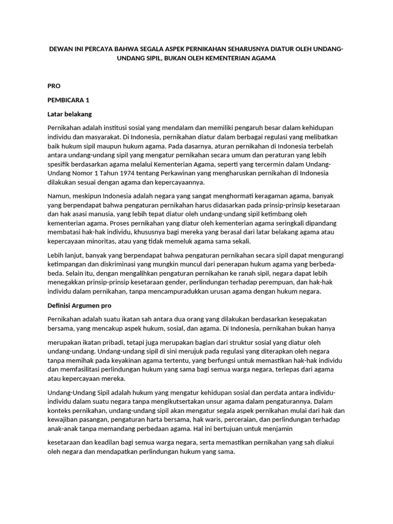 Mosi 13 Debat Mbs | PDF