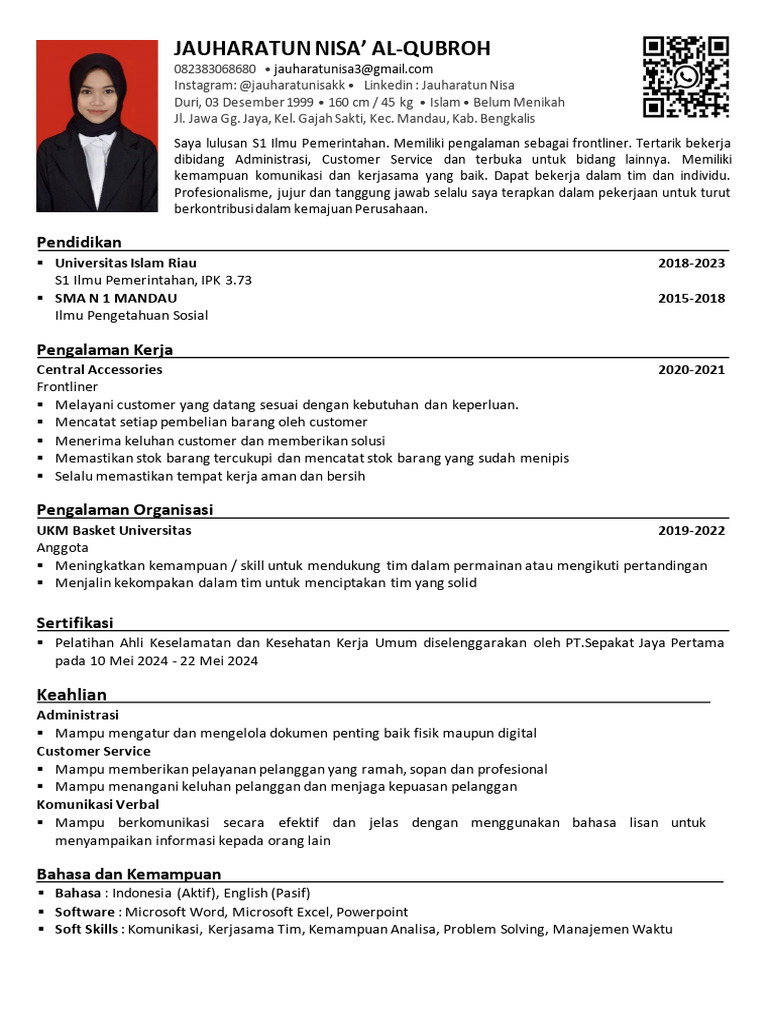 CV Sertifikat | PDF