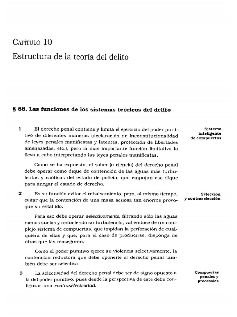 Teoría del Delito: Estructura y Funciones | PDF | Intención (Derecho ...