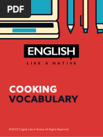 Cooking Terms Crossword Puzzle | PDF | Cooking | Foods