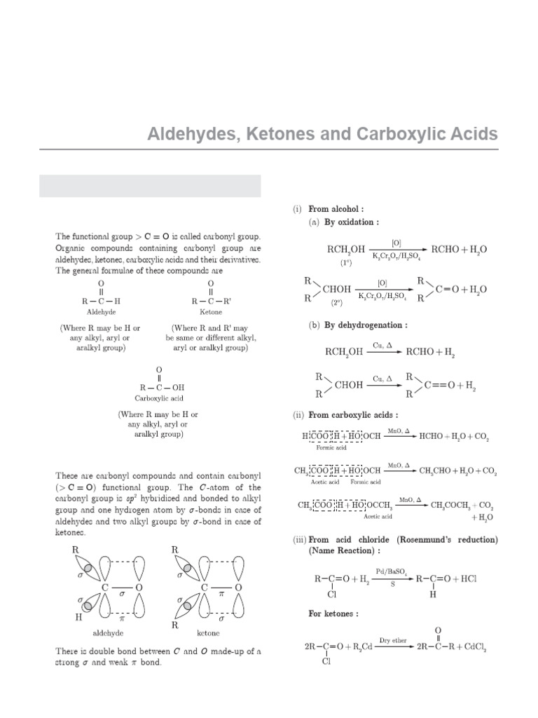 Aldehydes ketones | PDF | Aldehyde | Carboxylic Acid