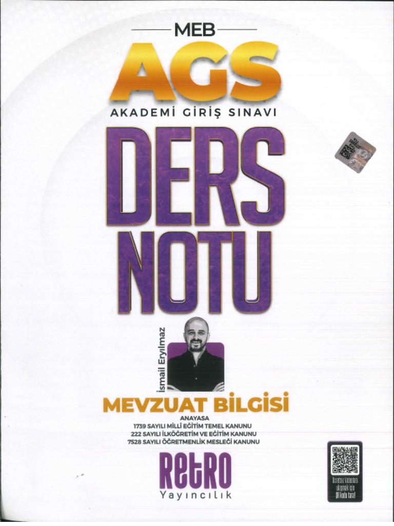 Retro Meb-Ags Mevzuat Bi̇lgi̇si̇ Ders Notu-50 TL (XX) | PDF