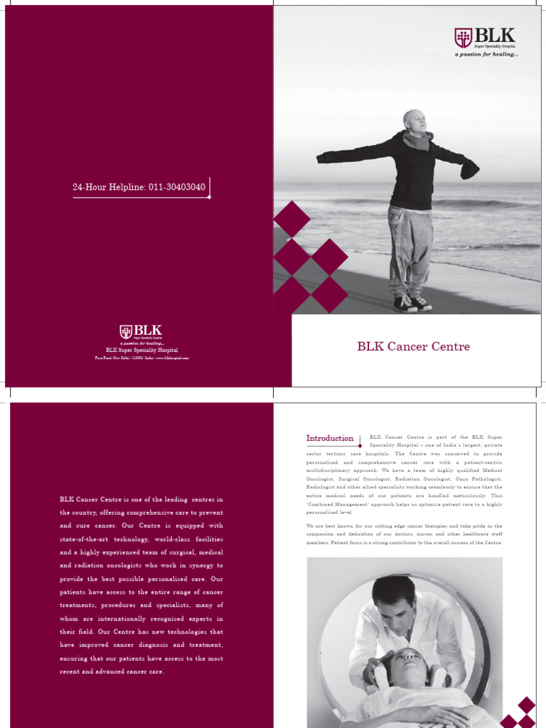 Cancer Brochure _final AW | PDF | Oncology | Radiation Therapy