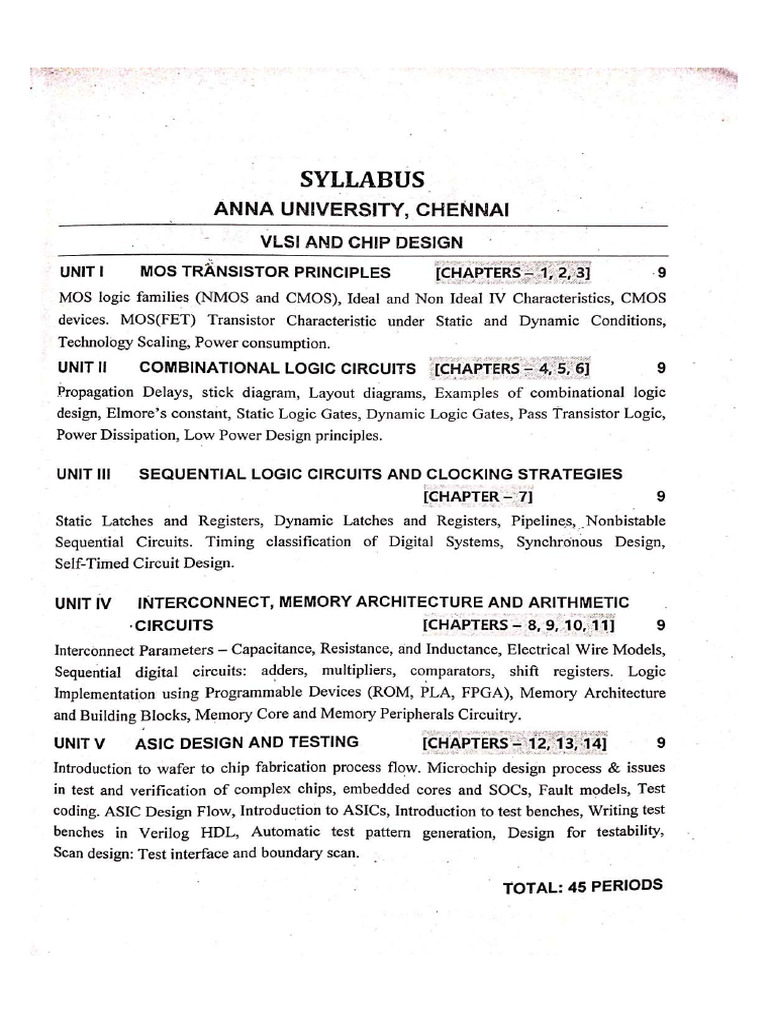 Ec3552 Vlsi Book-Muralibabureg2021 - Compressed | PDF | Field Effect ...