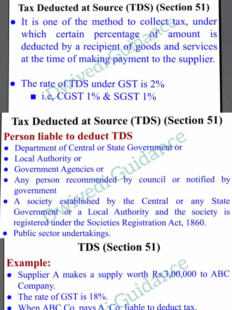 Tds and Tcs unit 2 | PDF | Taxes | Government Finances