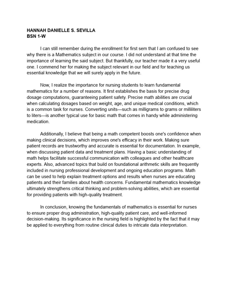 MATHEMATICS - Reflection | PDF