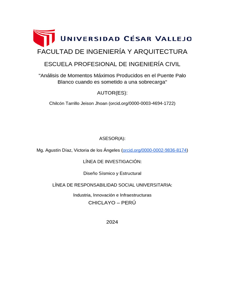 Puente Palo Blanco (1) - 1 | PDF | Puente | Hormigón