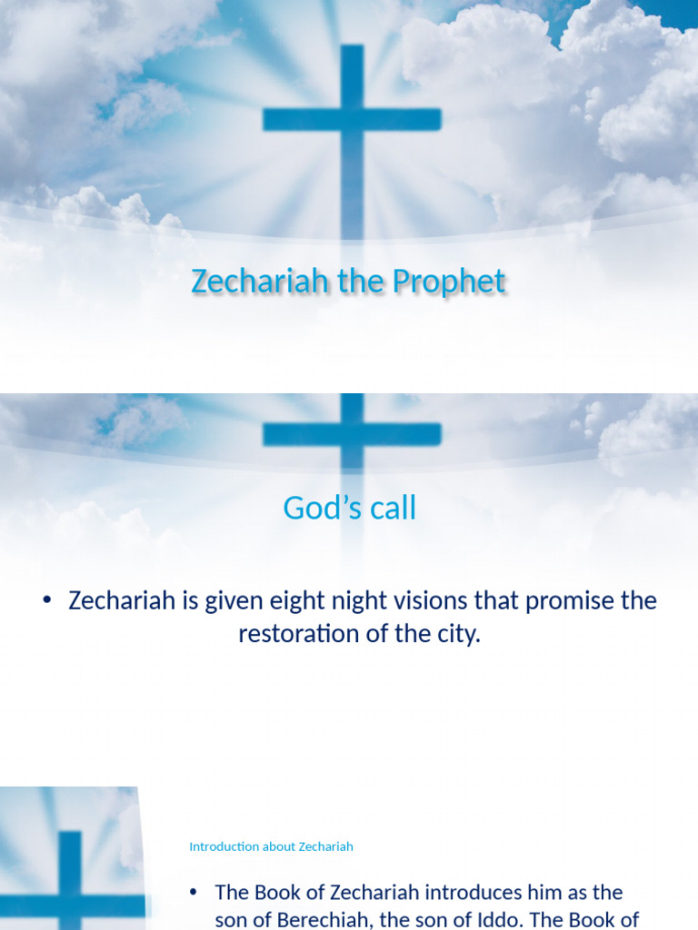 Zechariah The Prophet | PDF