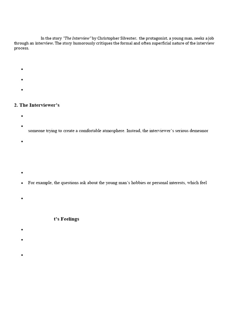 CH - 7 The Interview Summary | PDF | Social Psychology | Psychology