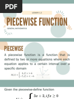 Functions and Piecewise | PDF | Function (Mathematics) | Functions And Mappings