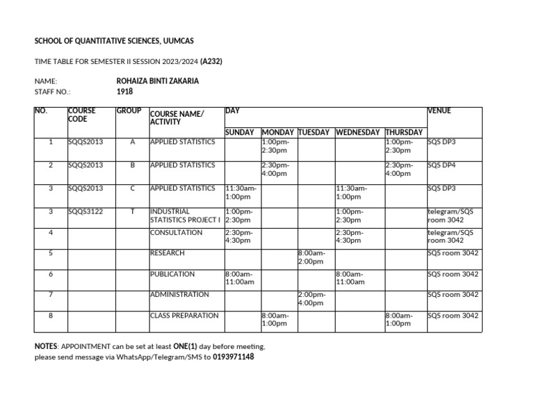 2 a232 Timetable_rhz | PDF