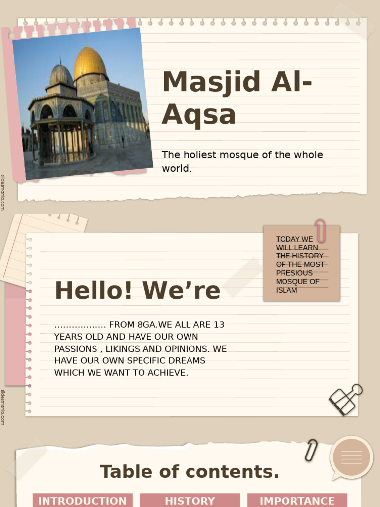 Masjid Al-Aqsa 2.0 | PDF | Temple Mount | Mosque