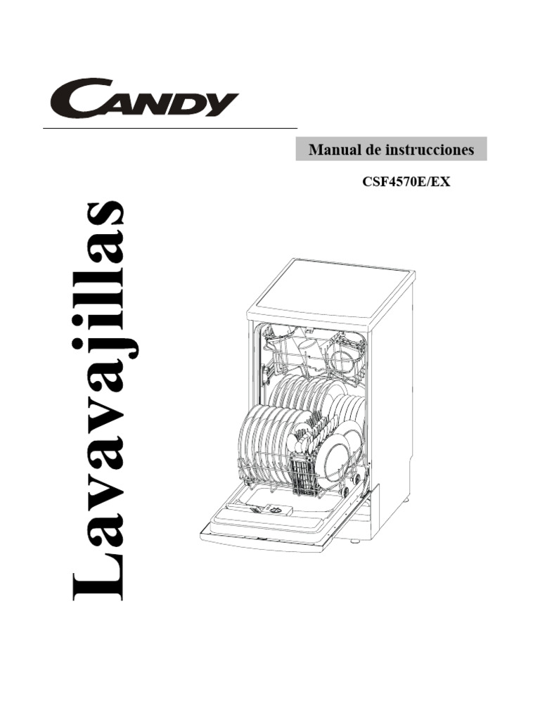 InstructionManualCSF4570E-EX(ES) | PDF | Lavavajillas | Agua