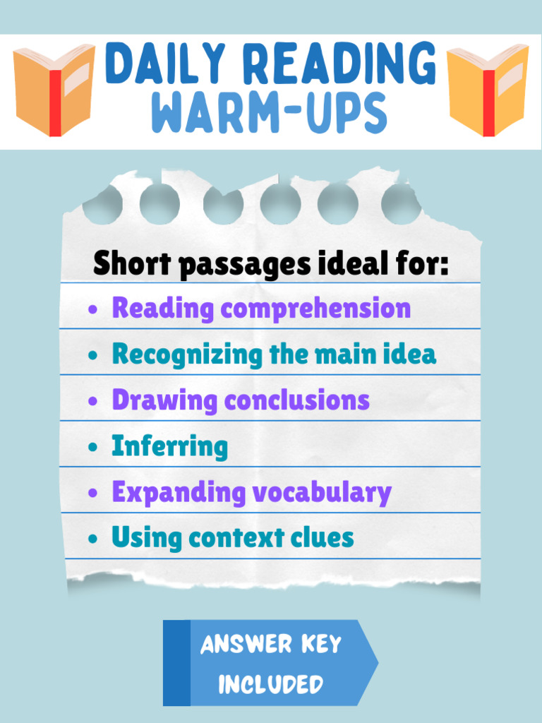 Warm-Ups: Daily Reading | PDF | Comet | Pet