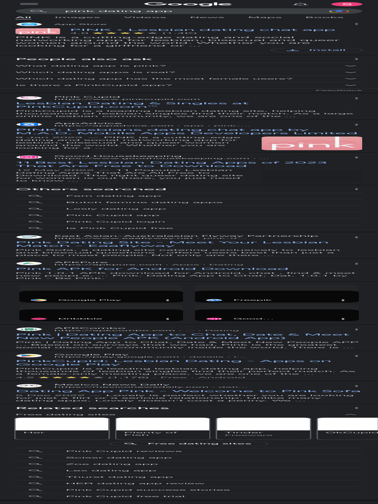 Pink Dating App - Google Search | PDF | Mobile App | Google Play