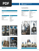 DHV Floating Ball Valve Catalog | PDF | Valve | Gas Technologies