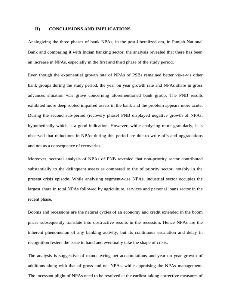 Conclusions and Implications | PDF | Insolvency | Bankruptcy