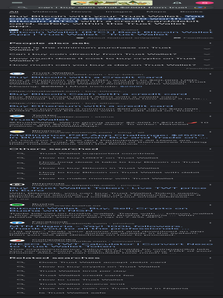 Buy $2500 Bitcoin on Trust Wallet | PDF | Cryptocurrency | Bitcoin