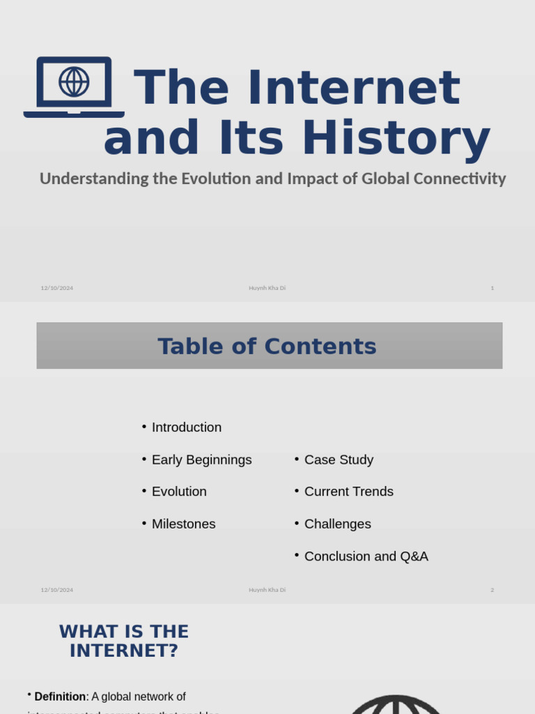 History and Future of the Internet | PDF | Internet | Internet Of Things