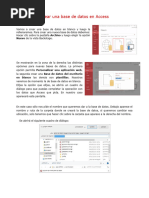 Creando Tablas en MS-Access | PDF | Bases de datos | Software