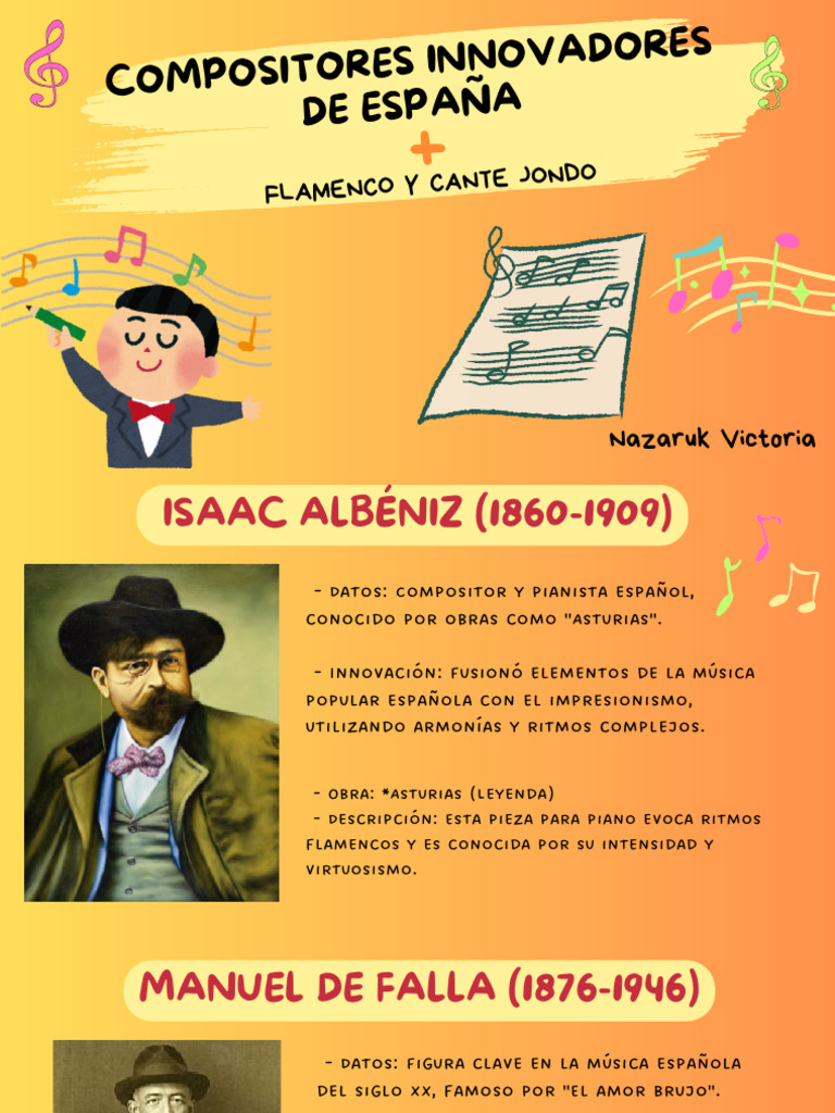 Compositores Innovadores de España PDF | PDF | Bailes | Las artes escénicas