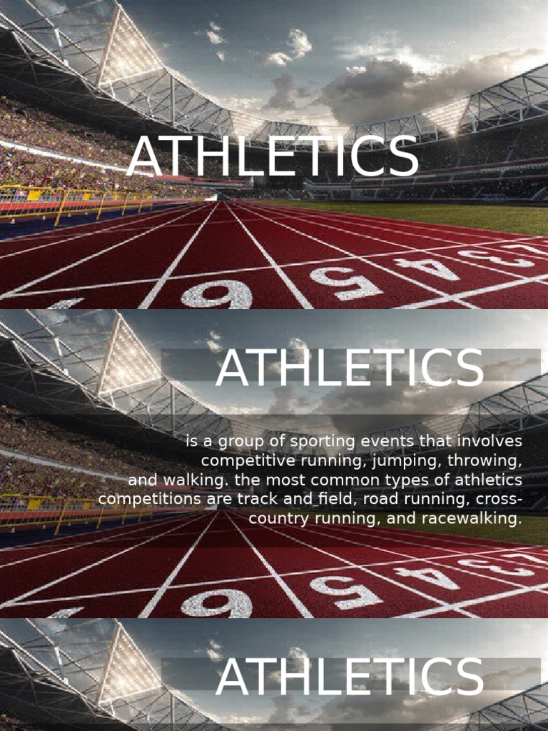 Track and Field PPT - 044317 - 1 | PDF | Sport Of Athletics | Road Running